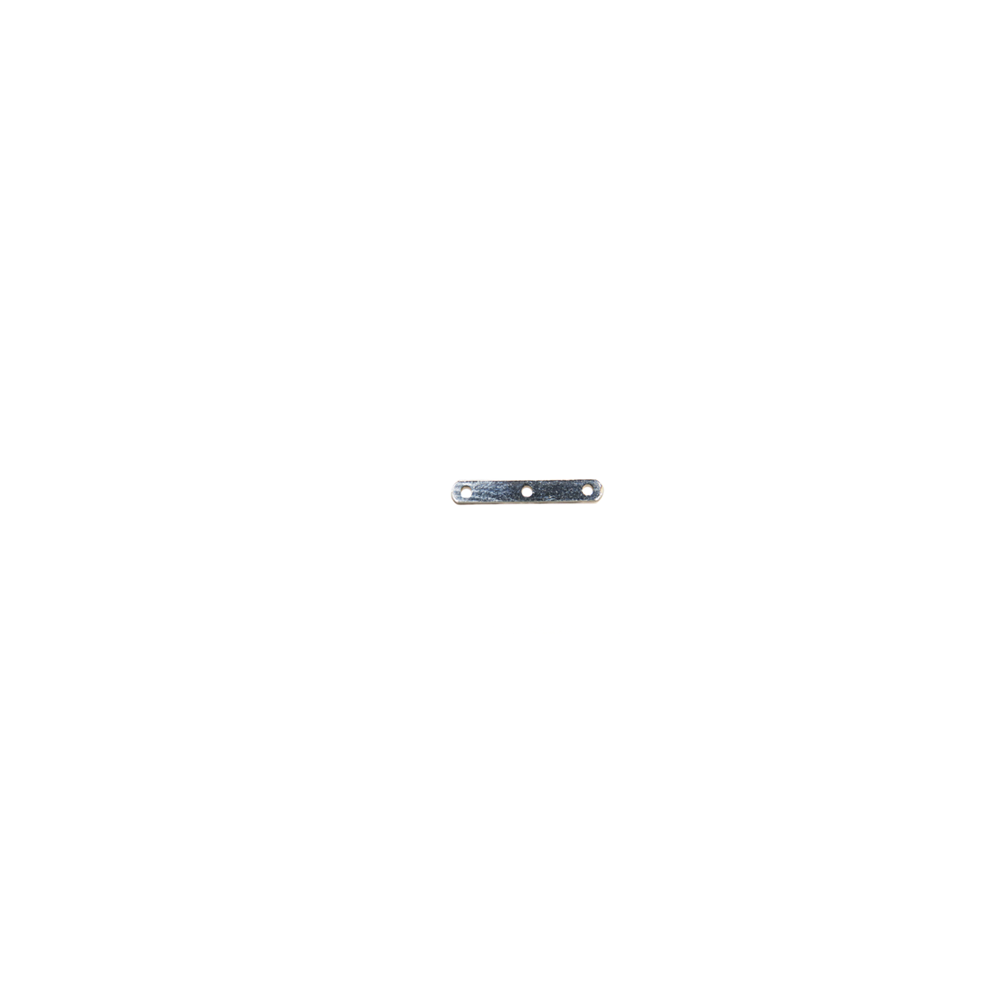 Three Hole Bar Spacer, Sterling Silver, 5mm; 1 piece | Alonso Sobrino