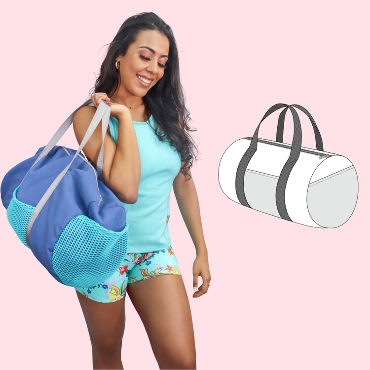 DIGITAL Arlene Gym Bag - PDF Pattern | Alonso Sobrino