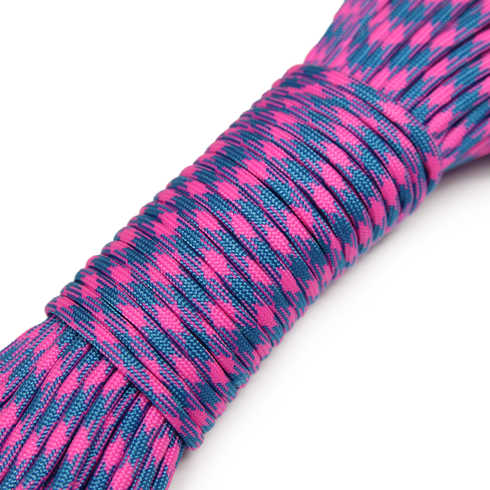 Cuerda Paracord / Paracord; 4mm: 34 yards -Pink & Blue | Alonso Sobrino
