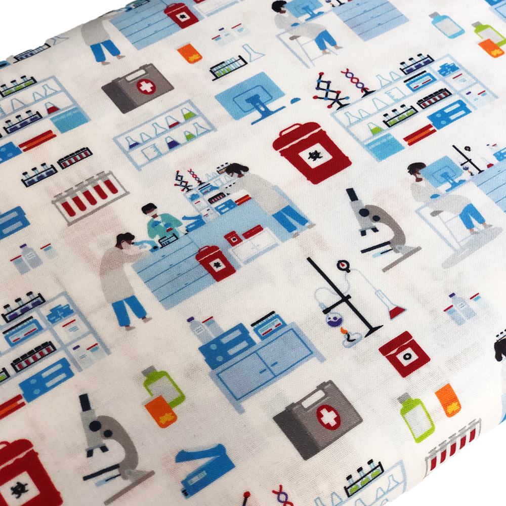 Frontline Heroes Lab Coats- 100% Cotton Print Fabric, 44/45" Wide ...