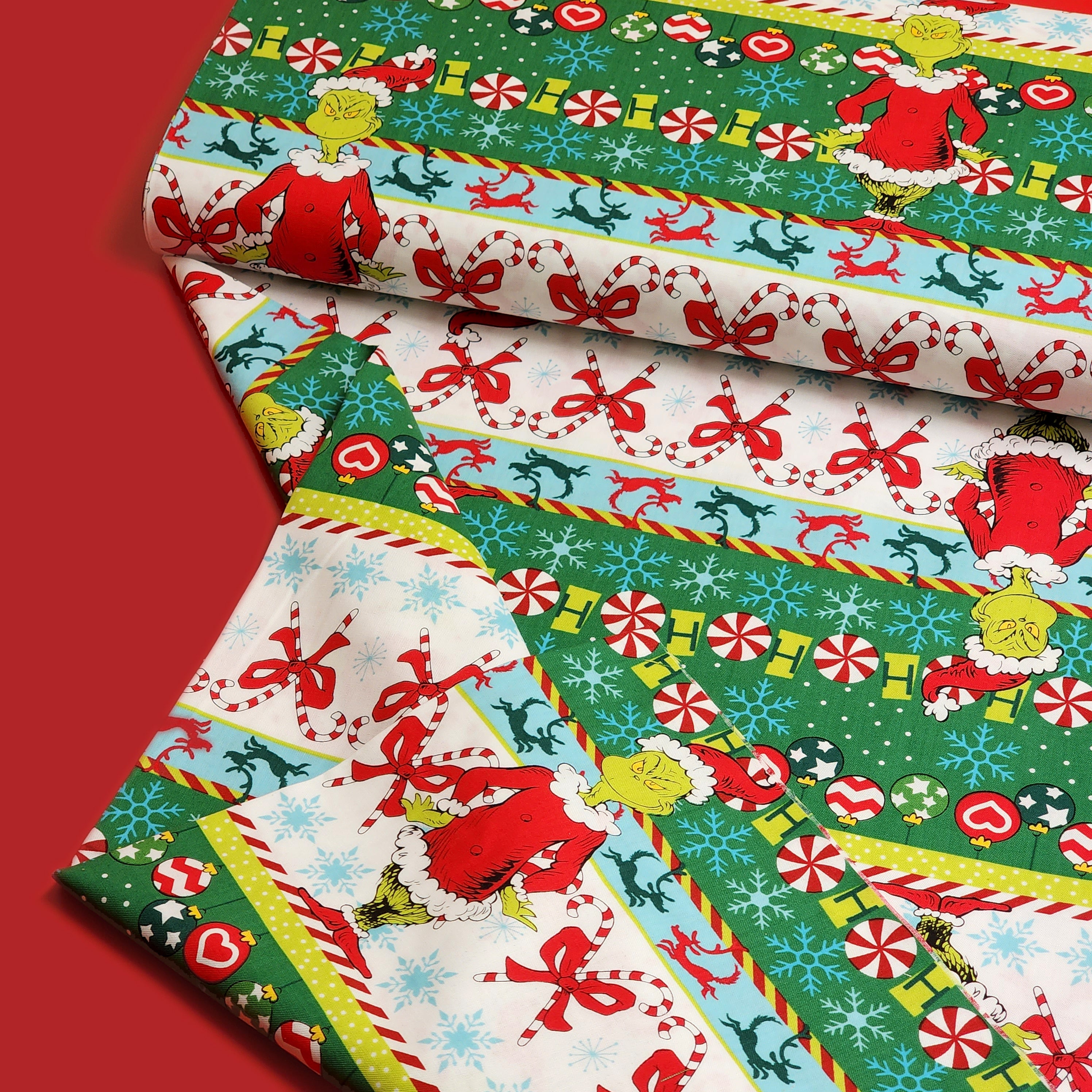 How the Grinch Stole Christmas - 100% Cotton Print Fabric, 44/45" Wide ...