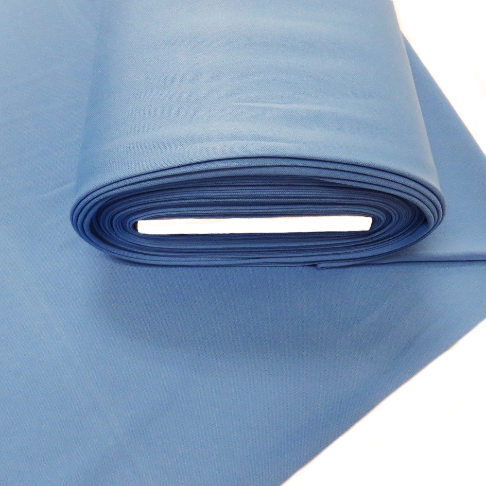 Baseball Knit Fabric, 60" Wide - 100% Polyester, Baby Blue | Alonso Sobrino