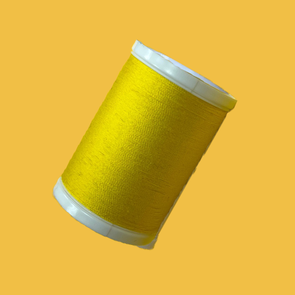Dual Duty Sewing Thread; All Purpose, Bright Yellow/ Hilo de coser col ...