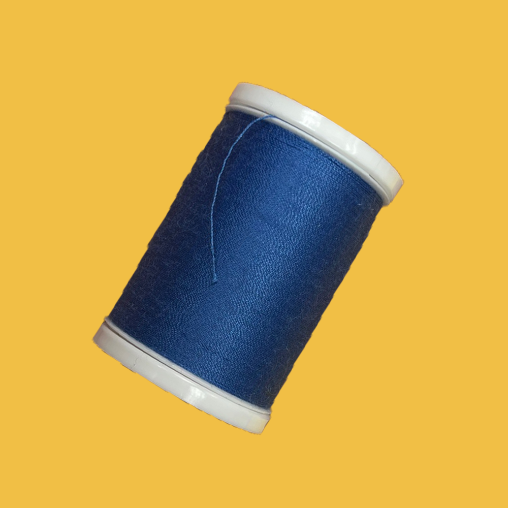 Dual Duty Sewing Thread; All Purpose, Blue/ Hilo de coser color azul ...