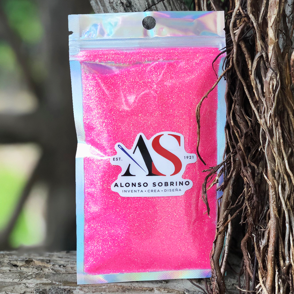 Neon Barbie Pink, Ultra Fine Glitter, 1.5oz | Alonso Sobrino