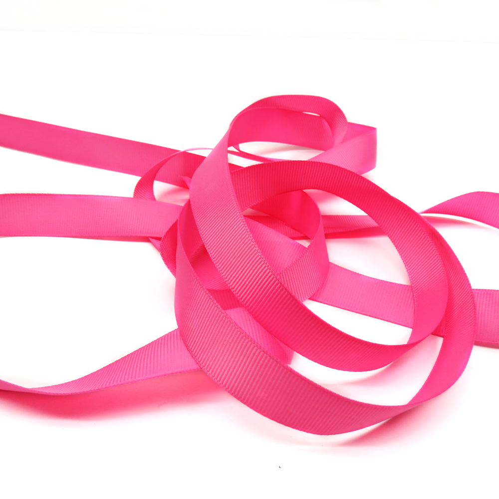 Pink - Grosgrain Ribbon, 3/4" - 1 Yard | Alonso Sobrino