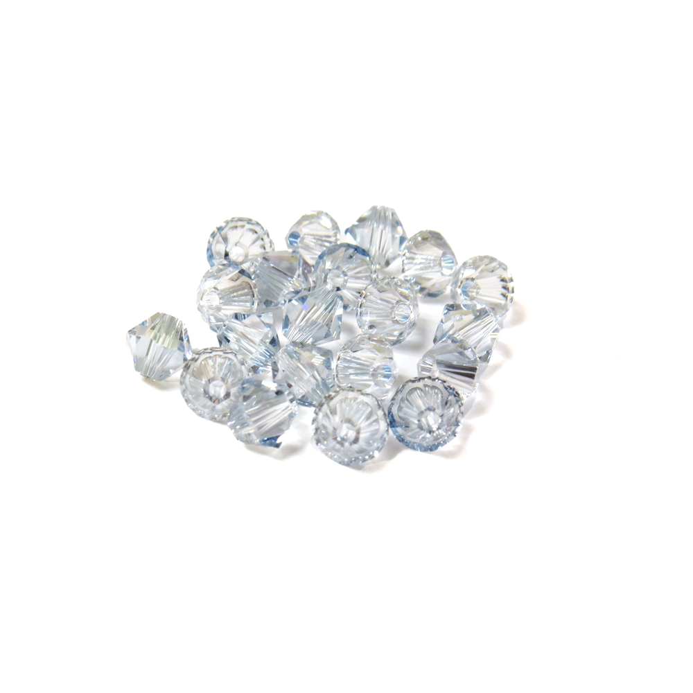 Swarovski Crystal, Bicone, 5MM - Shadow Crystal AB; 20pcs | Alonso Sobrino