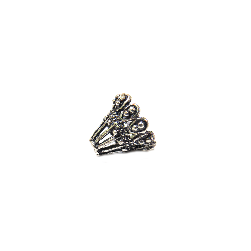 "Fancy End Cap" Largo en Forma de Cono, Plata Esterlina, 10x11 mm – 1 ...